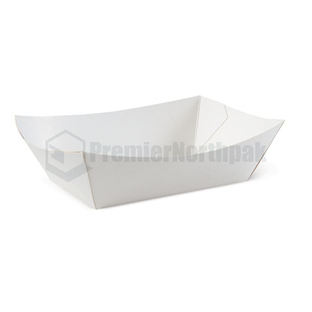 #3 MEDIUM Food Tray *Poly-Lined* | Packaging, Cups, Plates, Trays, Bags ...