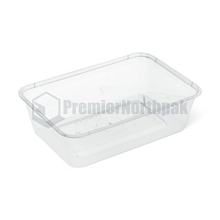 650ml Rectangular Container – Genfac | Packaging, Cups, Plates, Trays ...