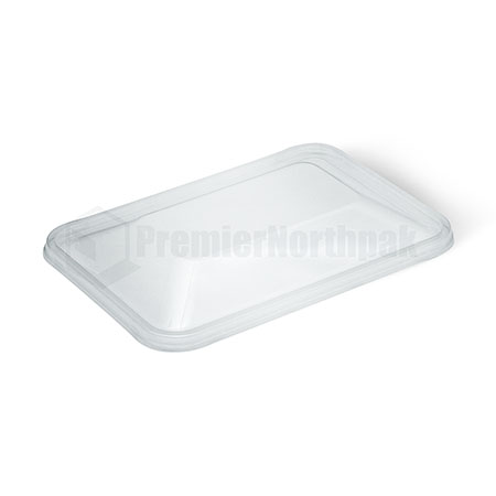 Lid Rectangular Dome – Genfac | Packaging, Cups, Plates, Trays, Bags ...