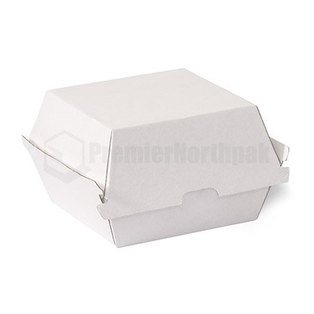REGULAR Burger Box WHITE | Packaging, Cups, Plates, Trays, Bags ...