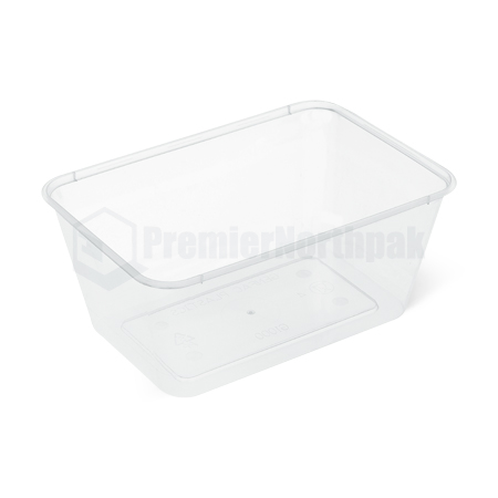 1000ml Rectangular Container – Genfac | Packaging, Cups, Plates, Trays ...